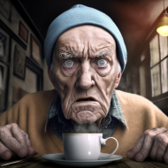 Grumpy Grandpa - Photo #160 - Premium AI Art - AI Generated Stock Photos