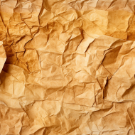 Tileable brown tea stained crumpled plain paper texture - Photo #578 ...